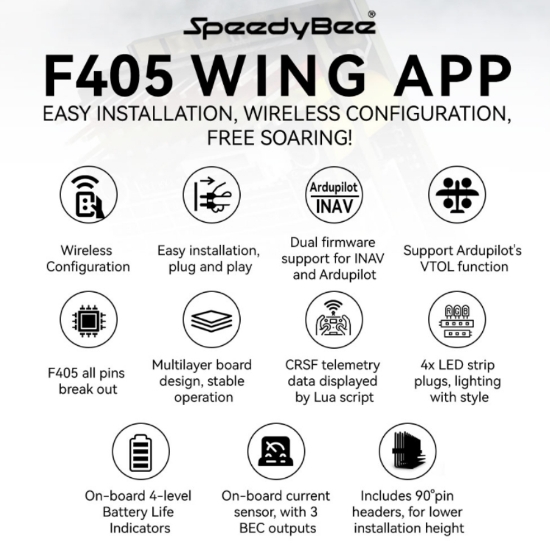 SpeedyBee F405 WING Flight Controller | HobbyRC UK