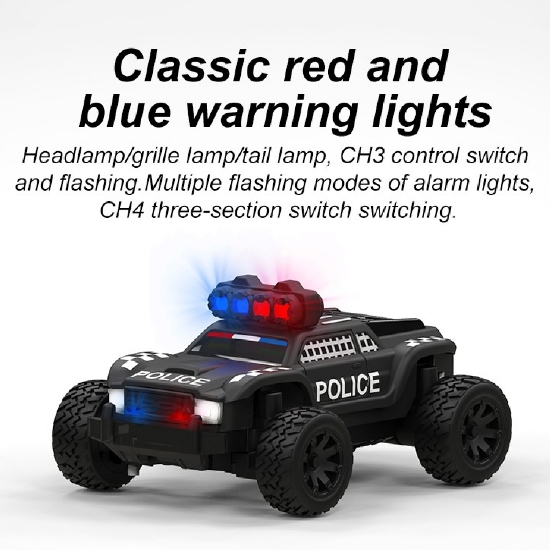 Turbo Racing C82 Off-Road Police Car 1:76 RTR | HobbyRC UK