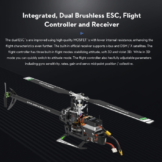 OMPHOBBY M2 Explore RC Helicopter | HobbyRC UK